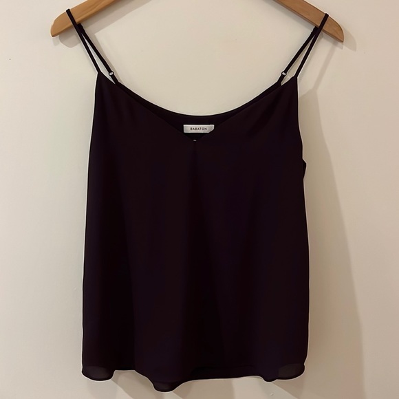 Tops | Babaton Extra Small Maroon Tank | Poshmark